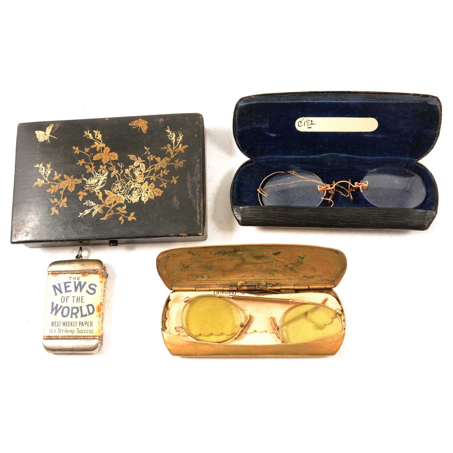 Lot 298 - Spectacles and cases, etc.