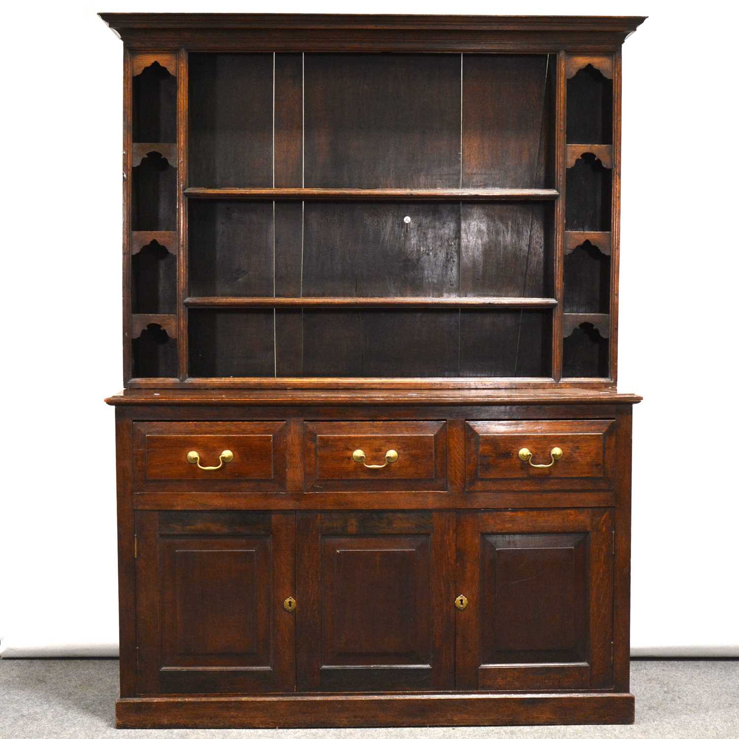 Lot 520 - Victorian oak dresser,