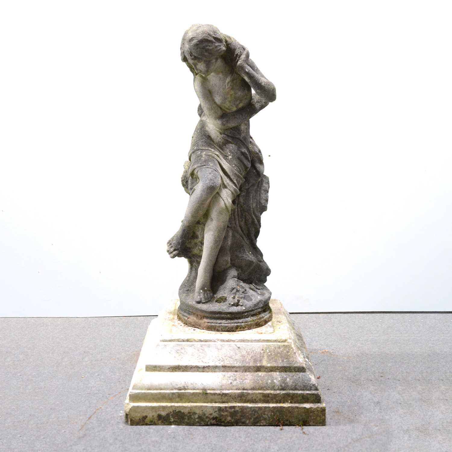 Lot 802 - Haddonstone Venus statue and an associated