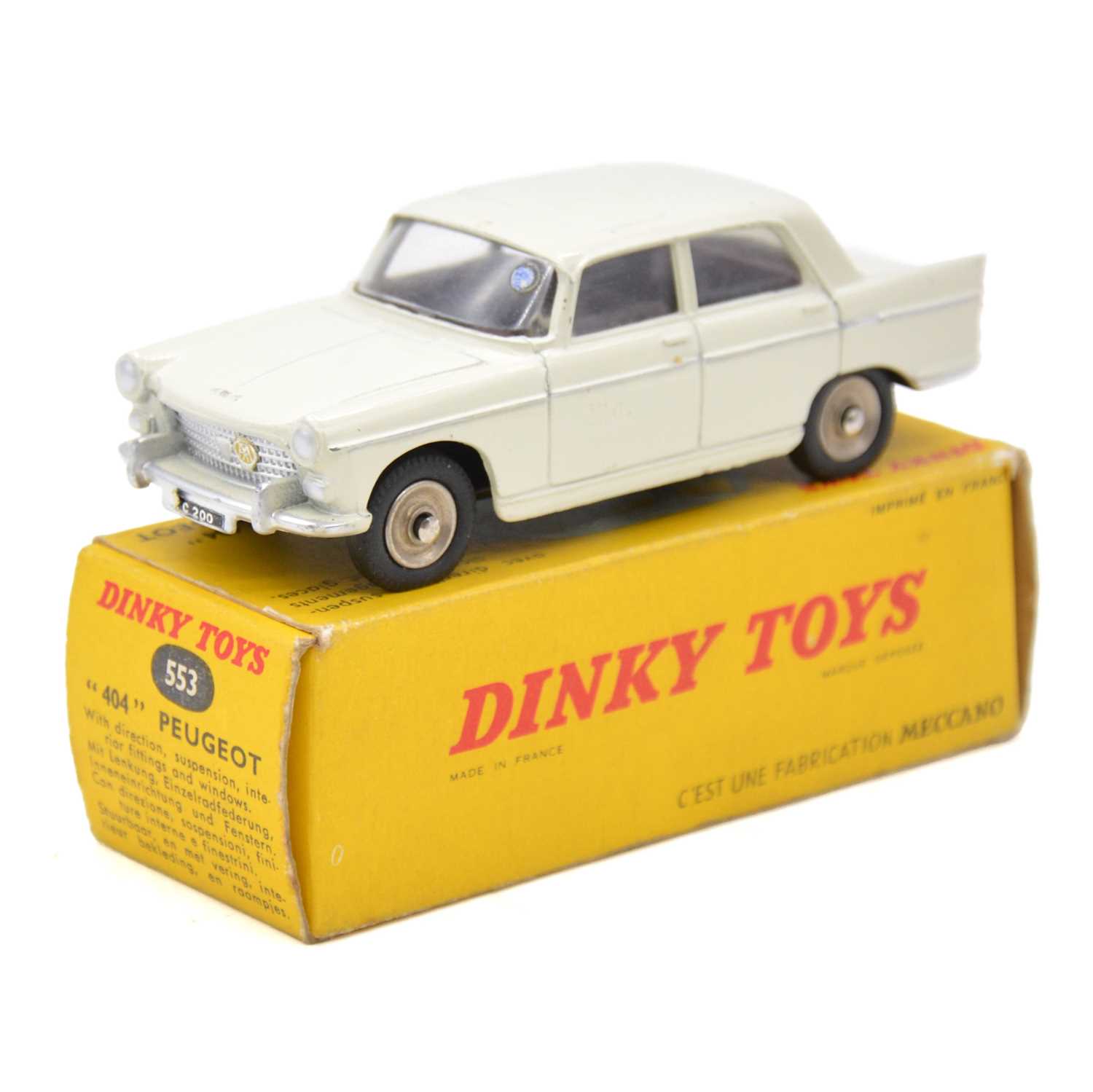Lot 62 - French Dinky Toys die-cast model 553 Peugeot