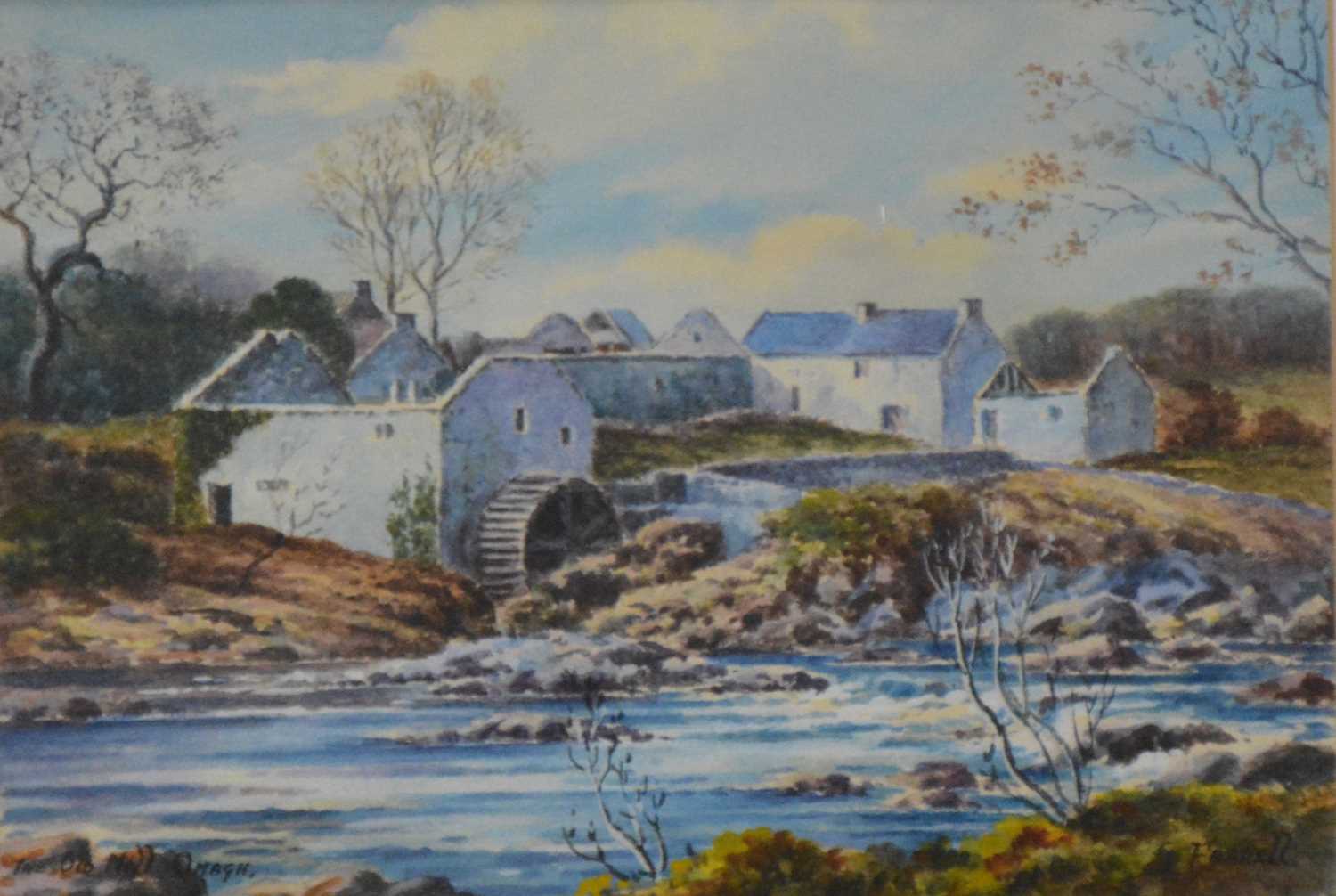 Lot 307 - George Farrell, Doe Castle, and The Old Mill,