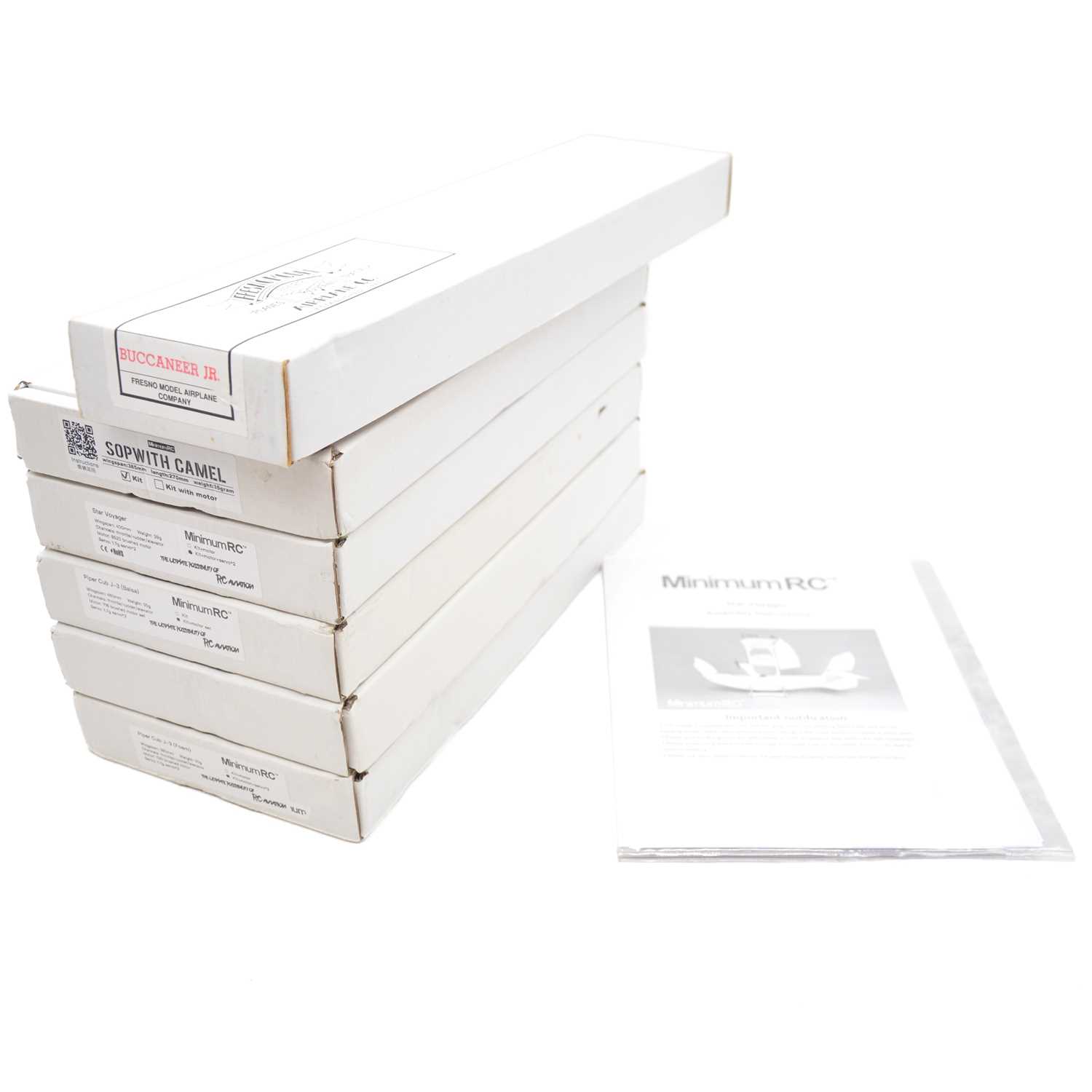 Lot 487 - Six model aircraft kits, including Minimum