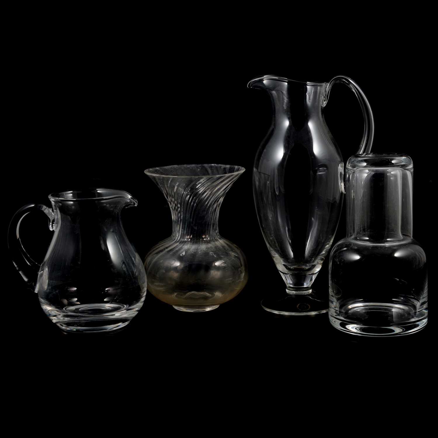 Lot 83 - Two boxes of assorted glassware.