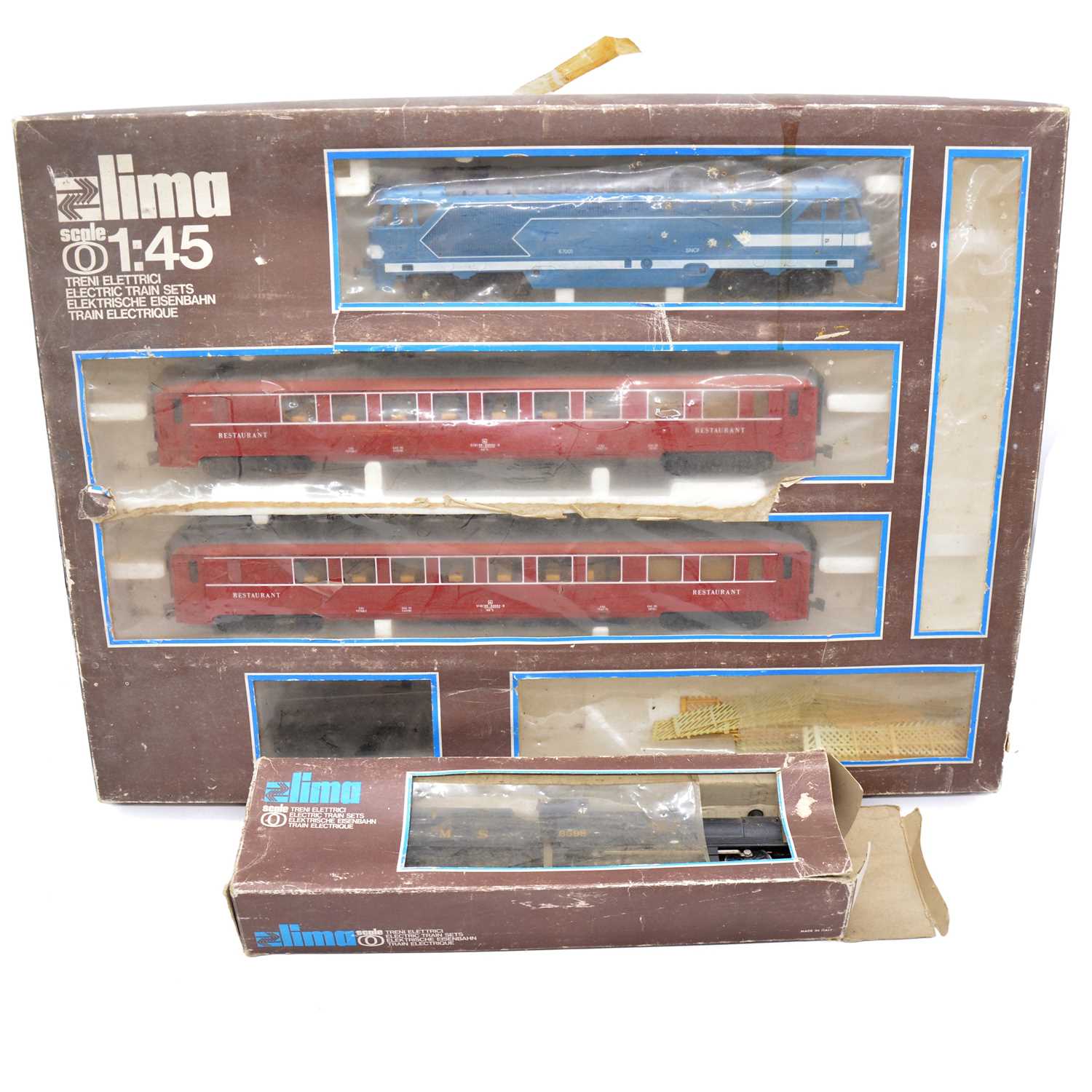 Lot 221 - Two Lima O gauge locomotives, one in set
