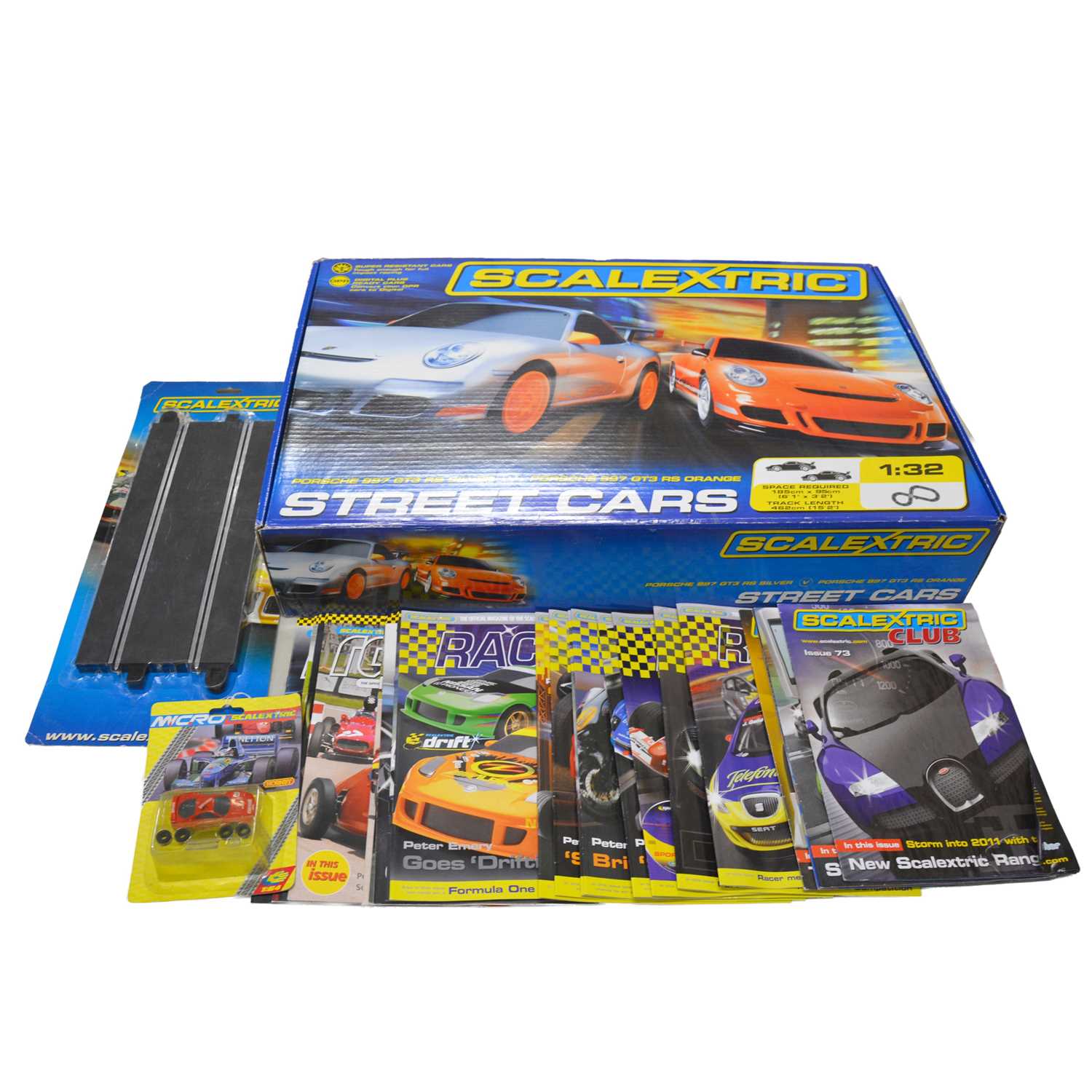 Lot 120 - Scalextric Slot car set, track pack, Micro