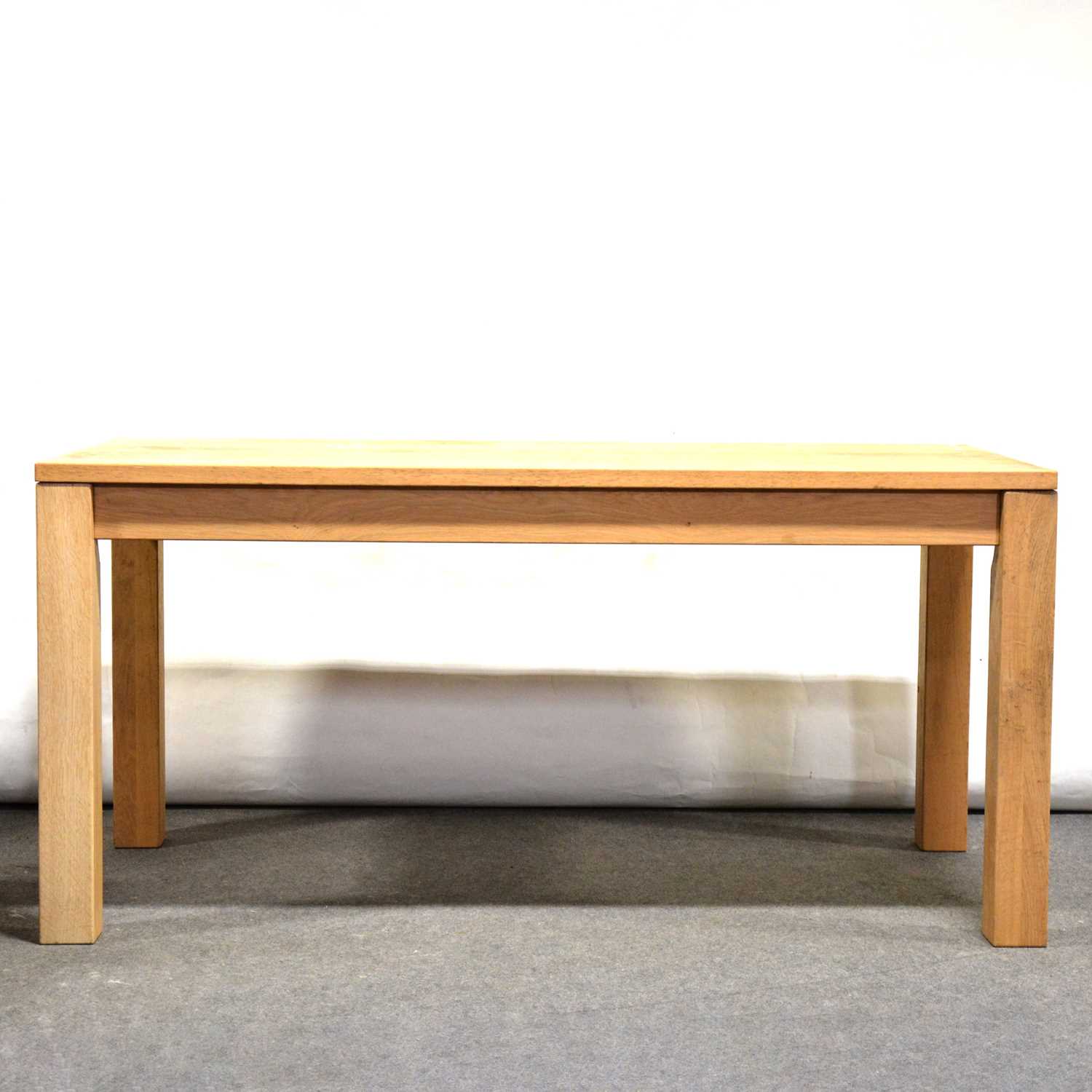 Lot 510 - Haselbeach Oak light oak kitchen table,