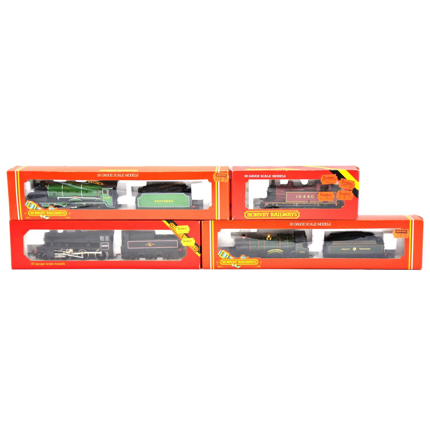 Lot 364 - Four Hornby OO gauge steam locomotives,