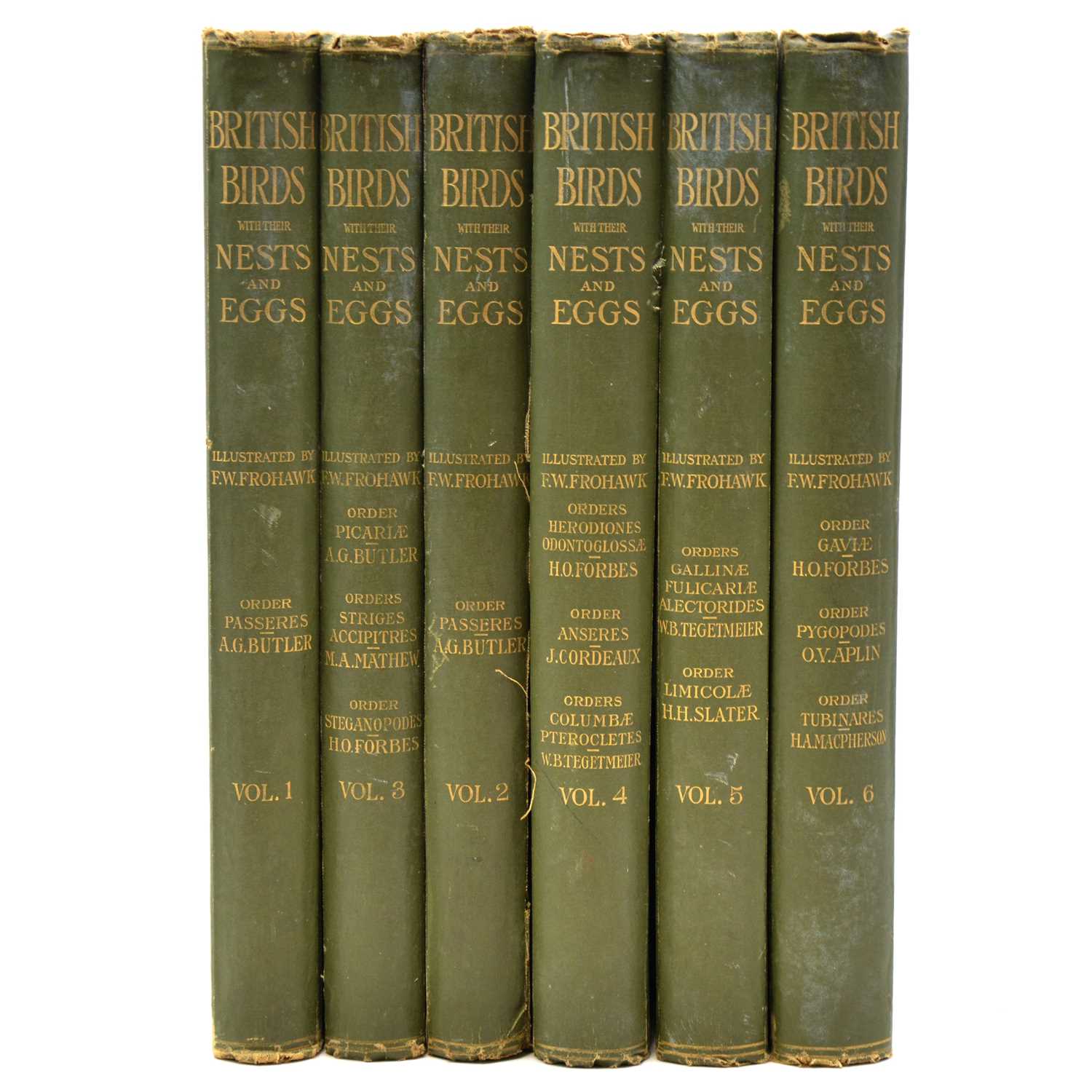Lot 95 - Arthur Butler, British birds with their nests