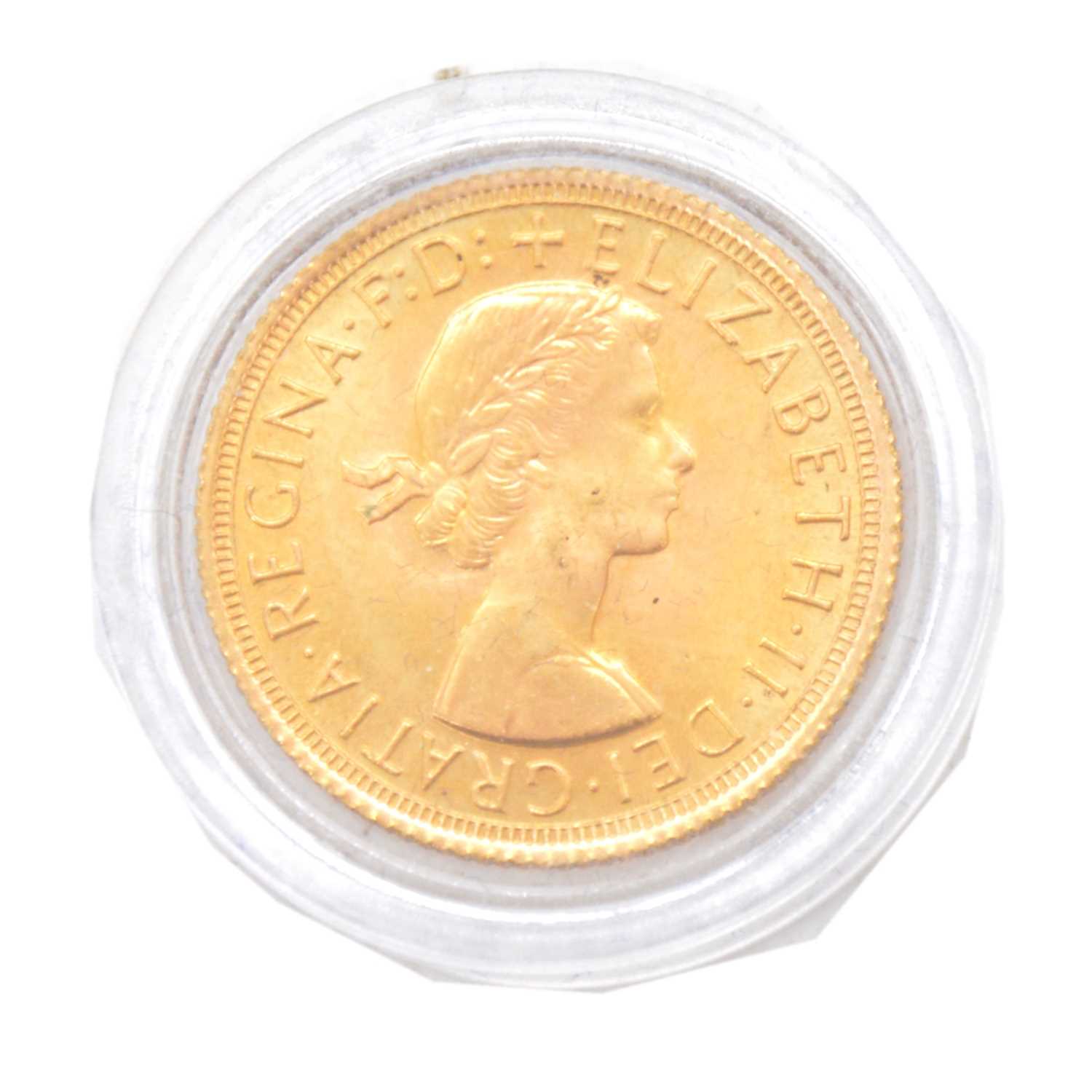 Lot 216 - A Gold Full Sovereign Coin, Elizabeth II