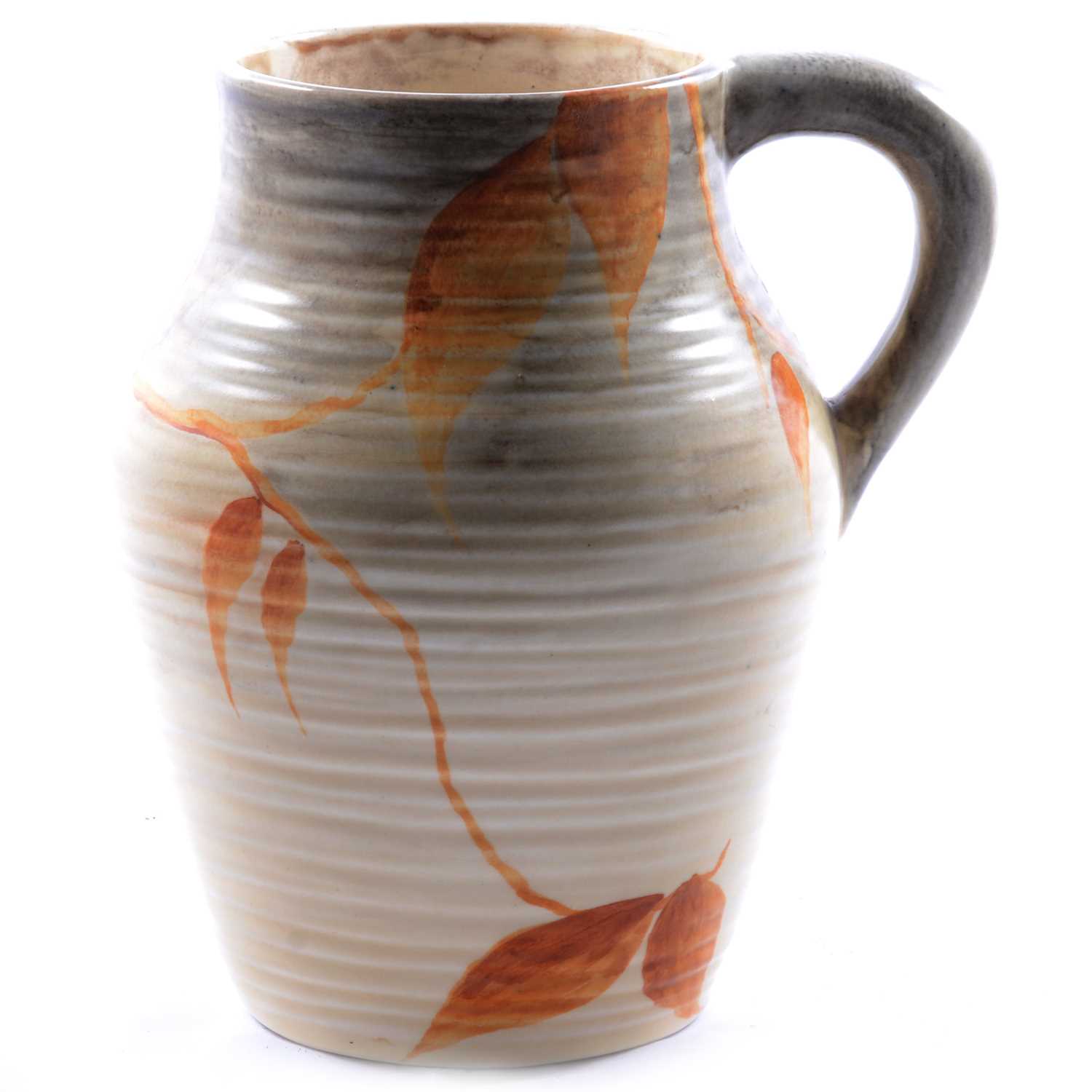 Lot 9 - Clarice Cliff, a small Isis jug, circa 1935