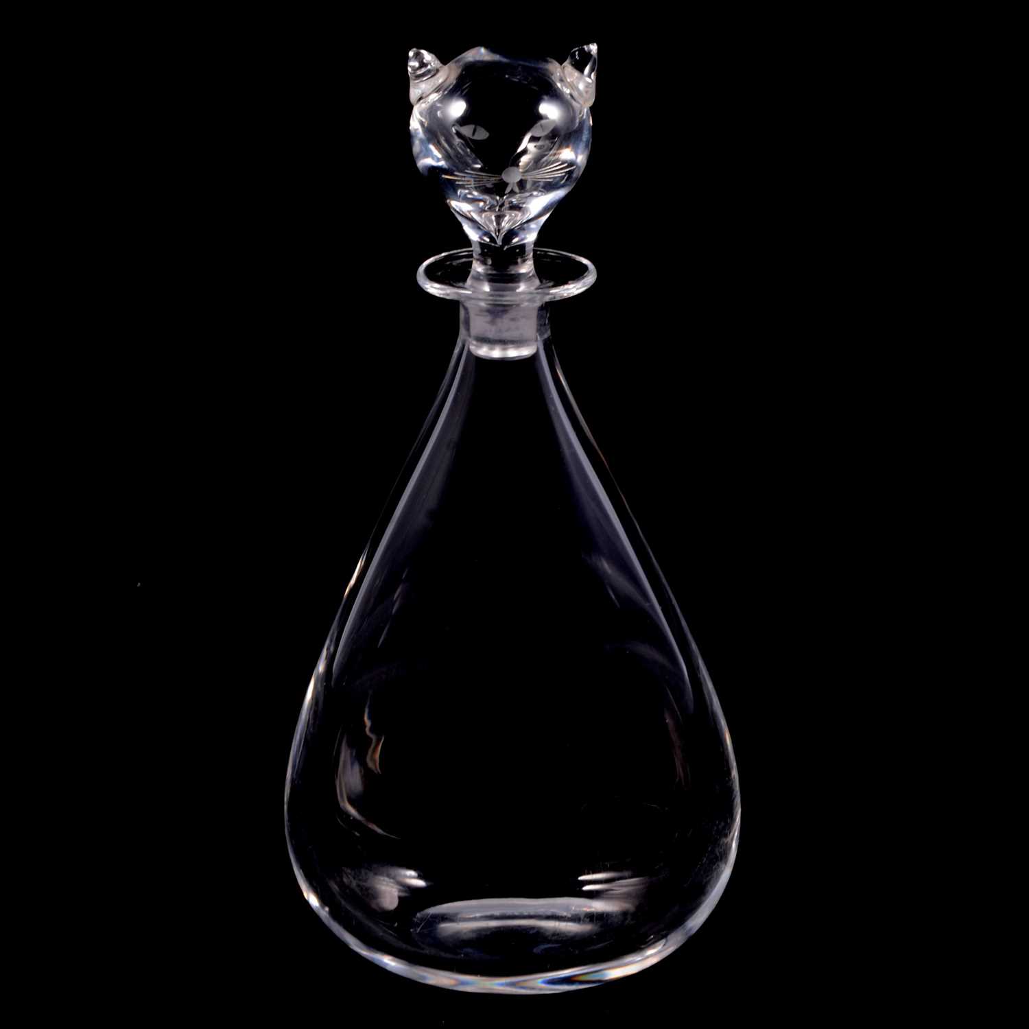 Lot 139 - Sven Palmqvist for Orrefors, a 'Cat' carafe/