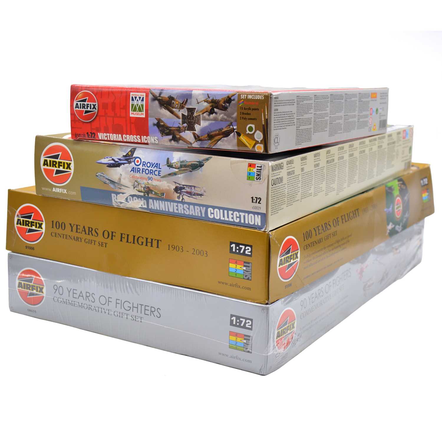 Lot 87 - Four Airfix 1/72 scale model aircraft kit