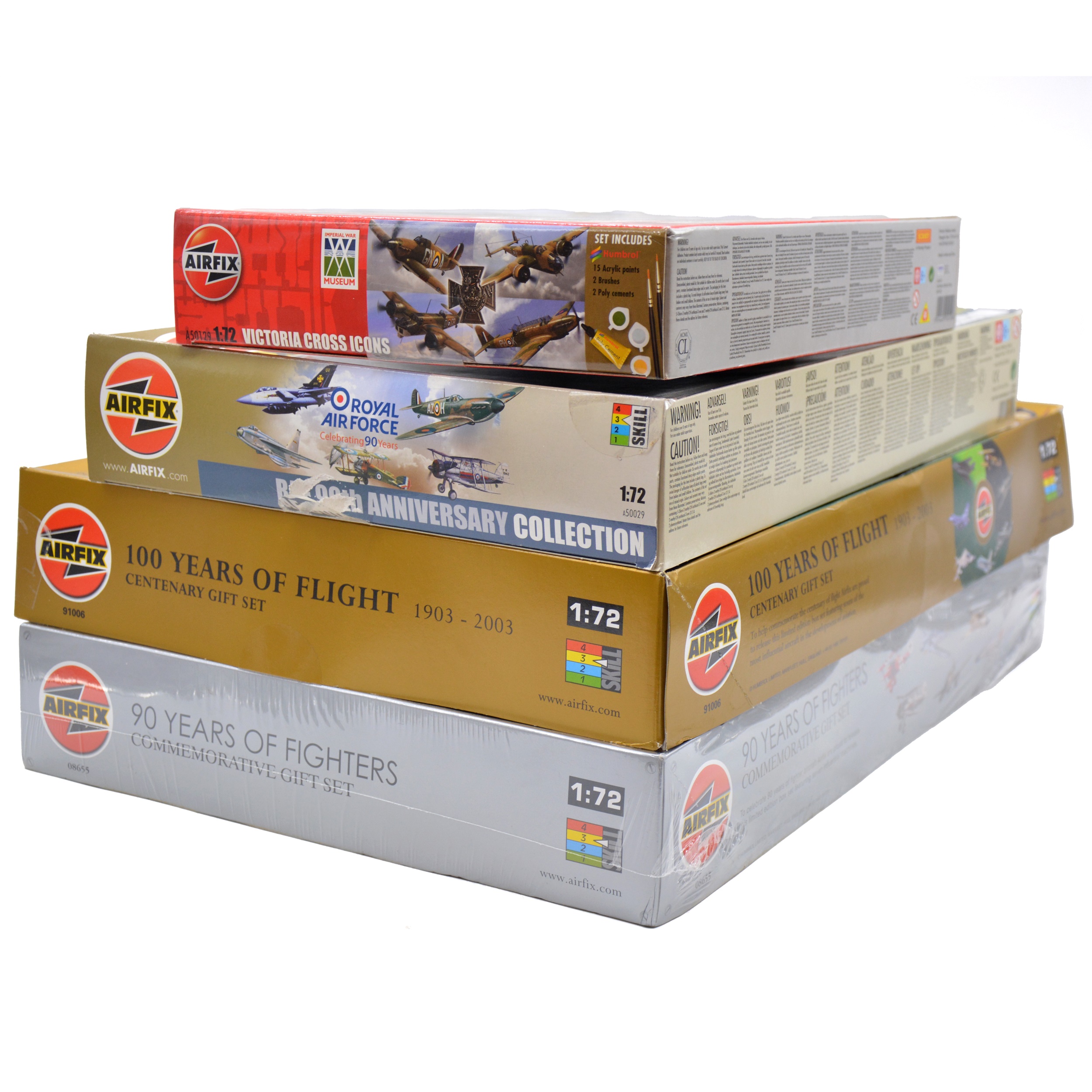 Lot 87 - Four Airfix 1/72 scale model aircraft kit