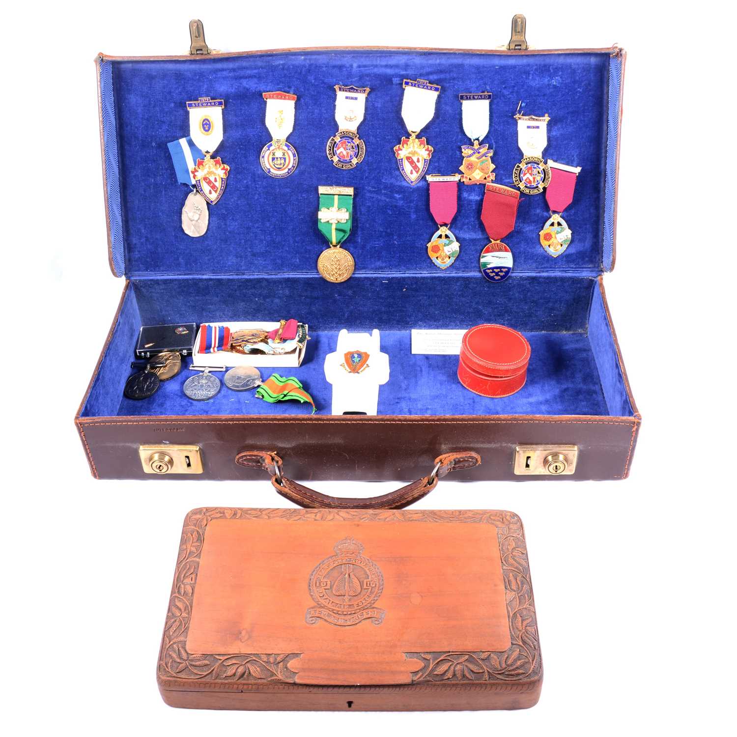 Lot 225 - Royal Masonic and military medals, Masonic