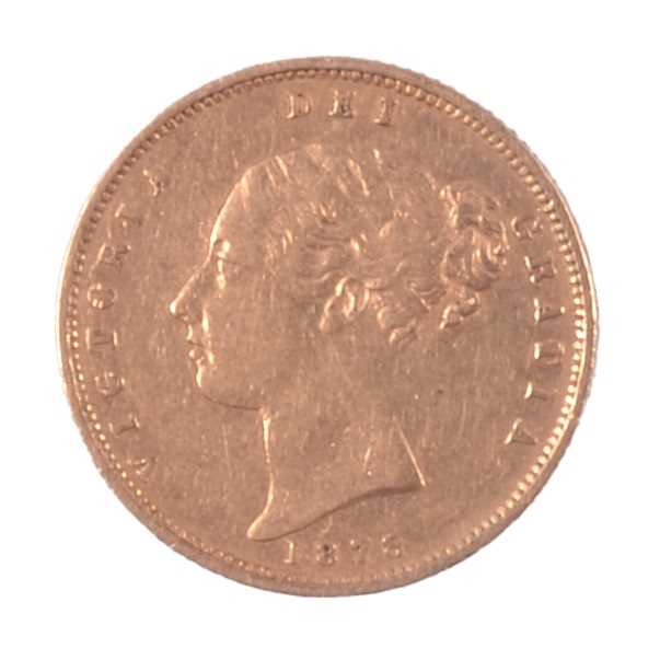 Lot 172 - Gold Half-Sovereign Coin, Victoria 1878.